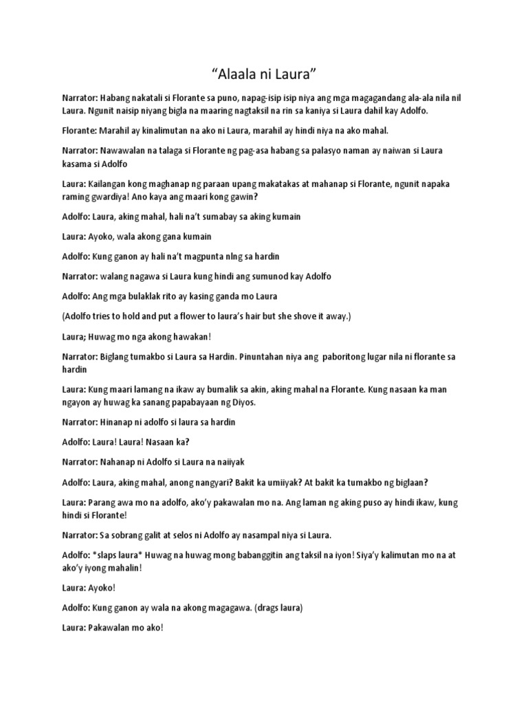 Alaala Ni Laura | PDF