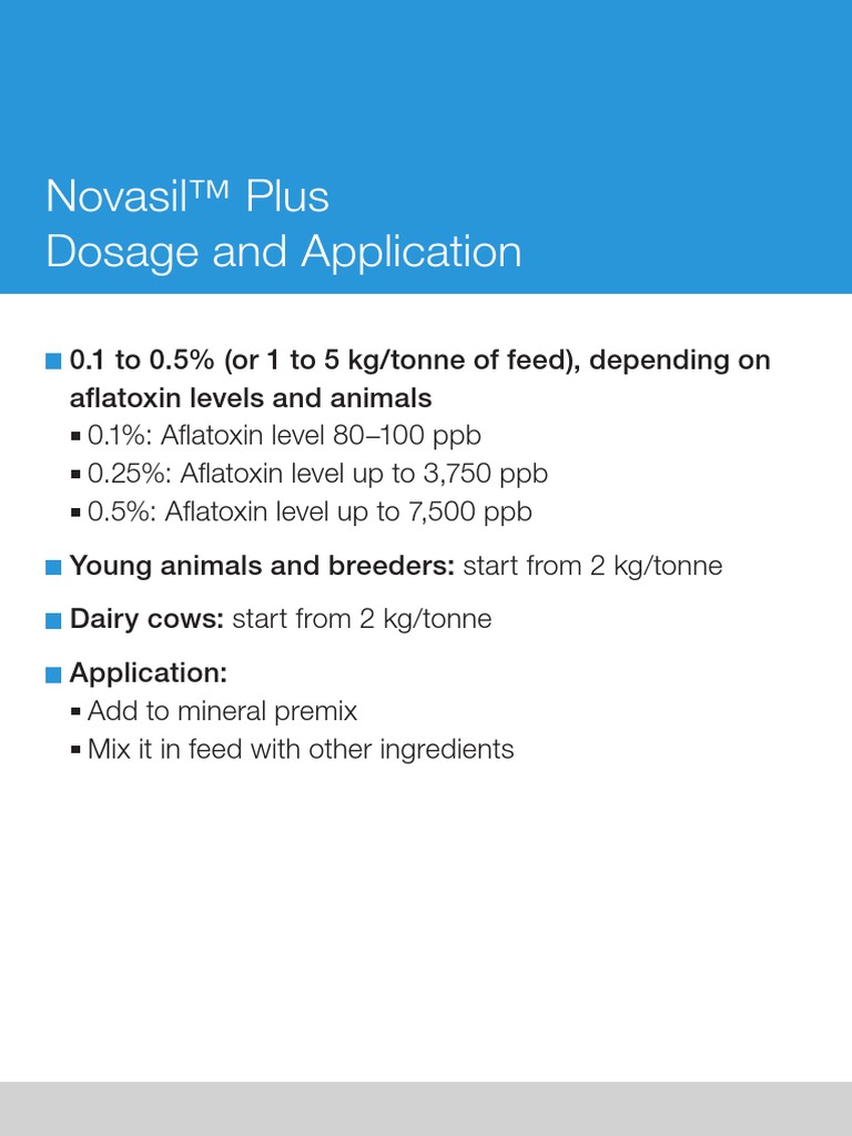 Novasil Plus Doses PDF | PDF