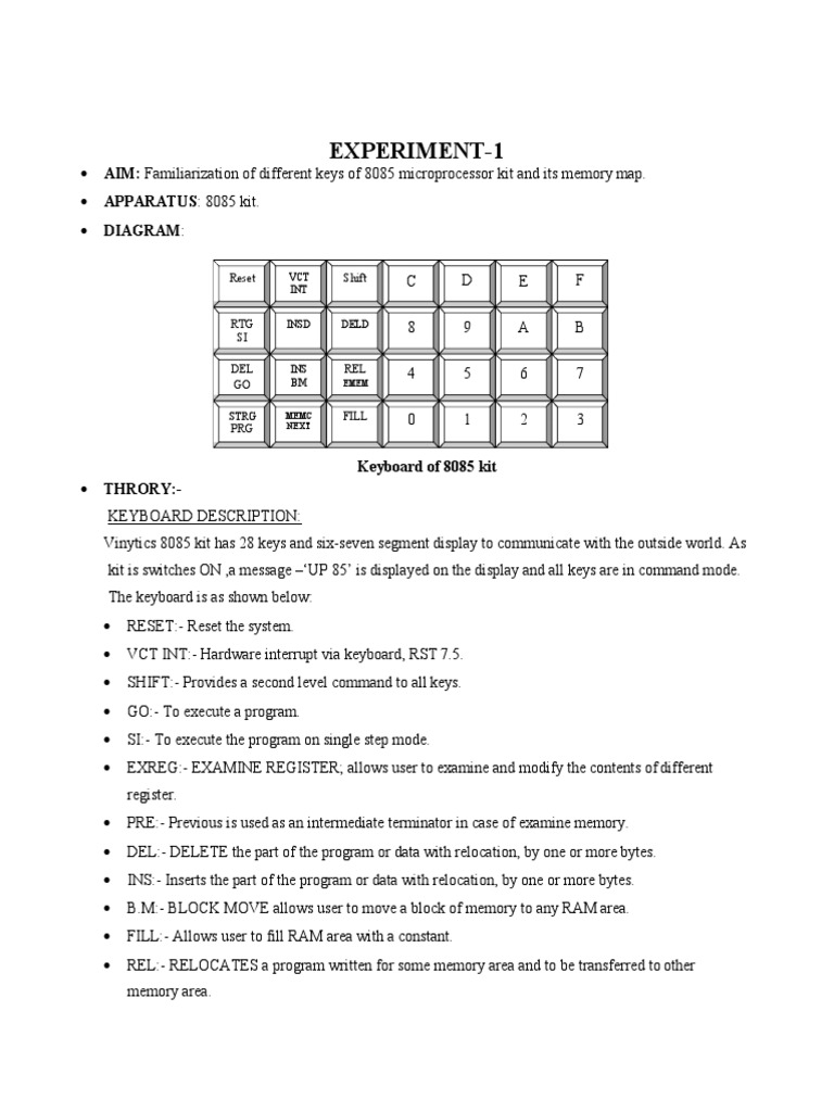 Microprocessor Lab Manual | PDF | Computer Data | Computer Hardware Microprocessor Lab Manual | PDF | Computer Data | Computer Hardware