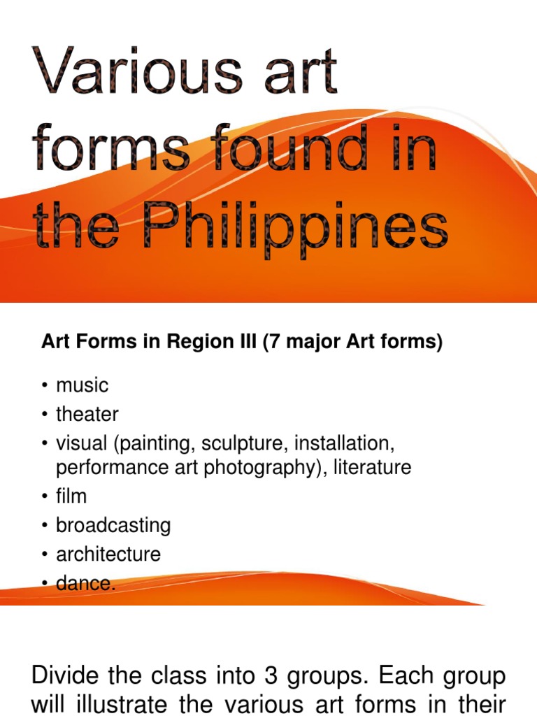 Major Art Forms in Region III | PDF | Art