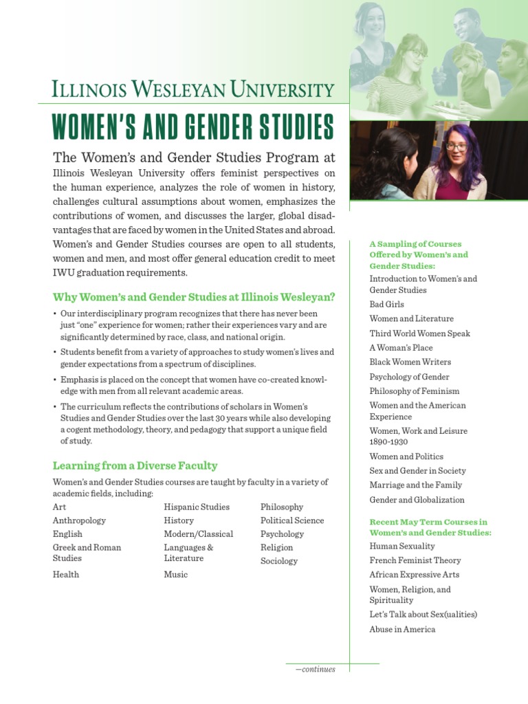 Womens and Gender Studies | PDF | Women's Studies | Gender Studies