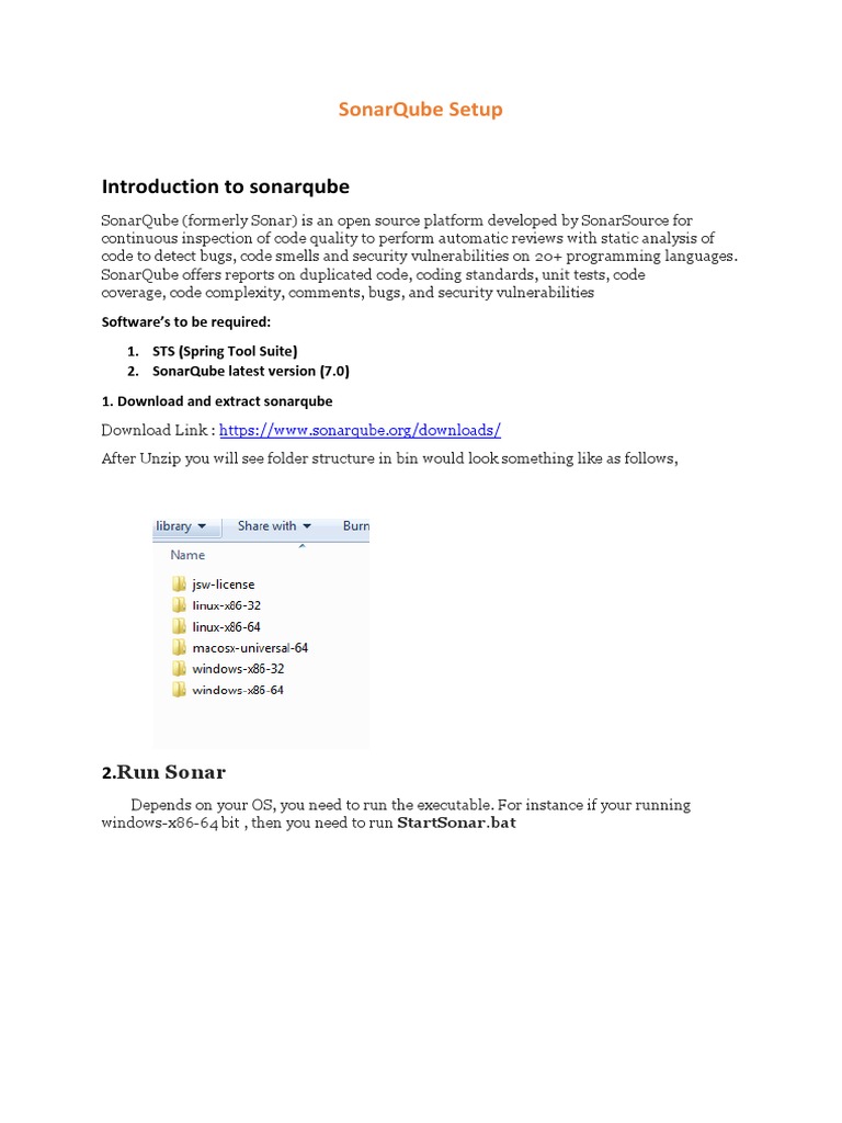 Sonar Qube Setup | PDF | Source Code | Eclipse (Software)