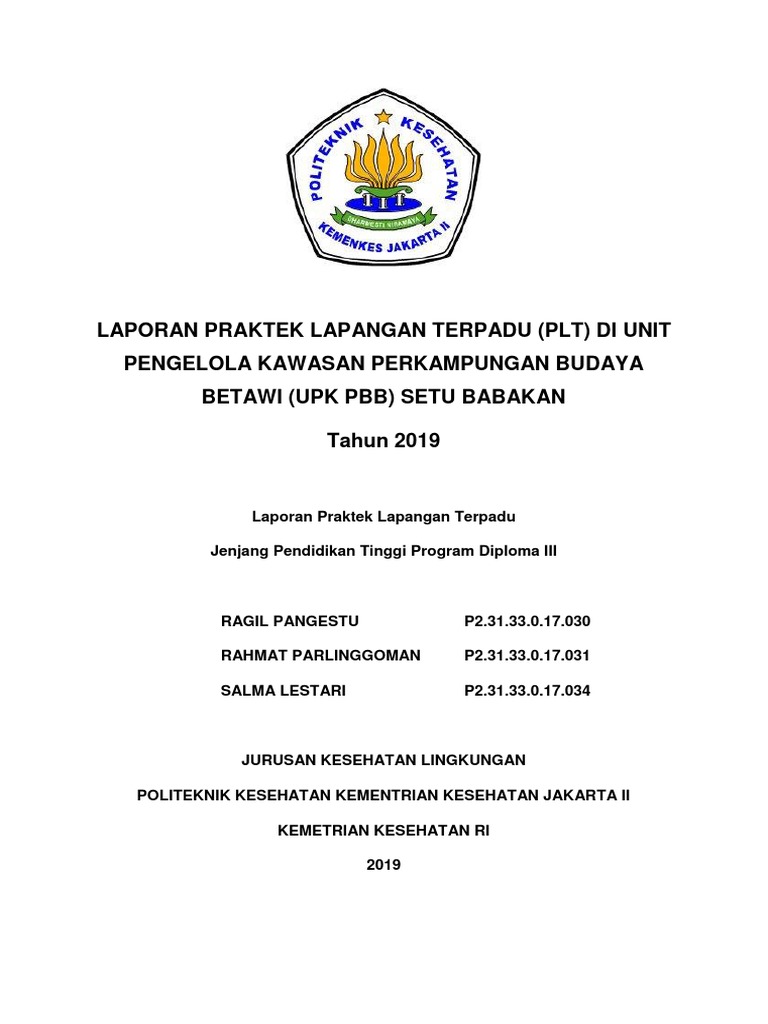 Laporan UPK PBB | PDF