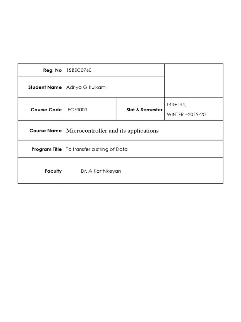Microcontroller Codes For Practice | PDF | Computer Engineering ...