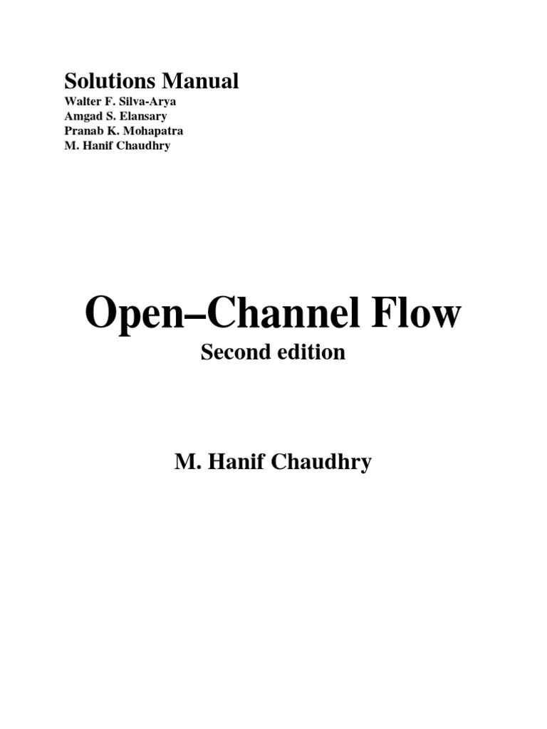 Solution of Hanif CH PDF | PDF | Fluid Dynamics | Area