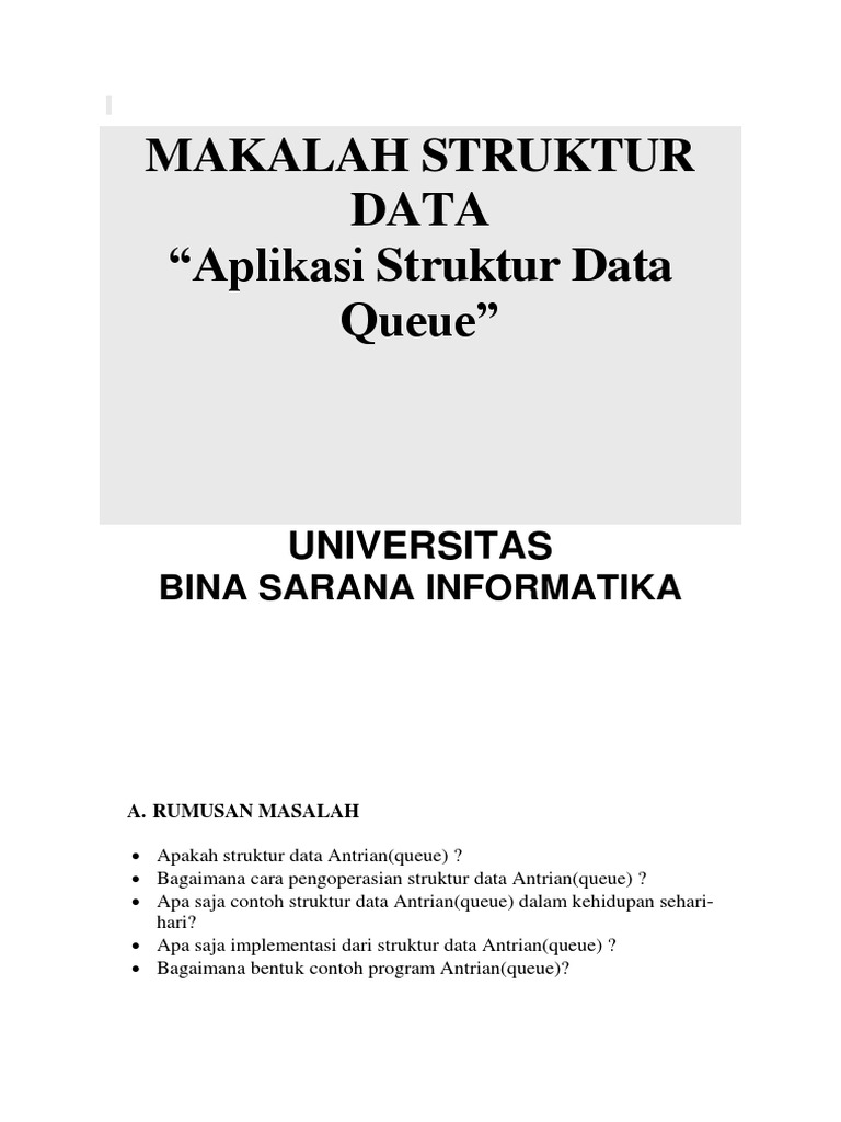 Makalah Struktur Data | PDF