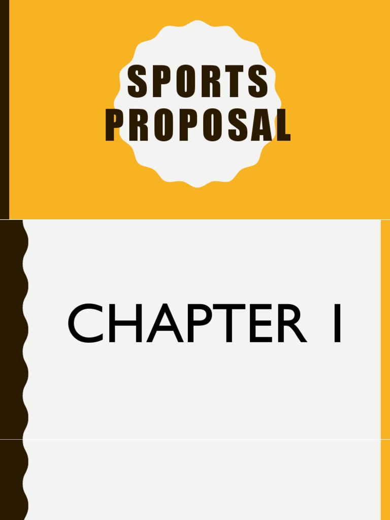 Comprehensive Sports Proposal Guide | PDF | Sports & Recreation