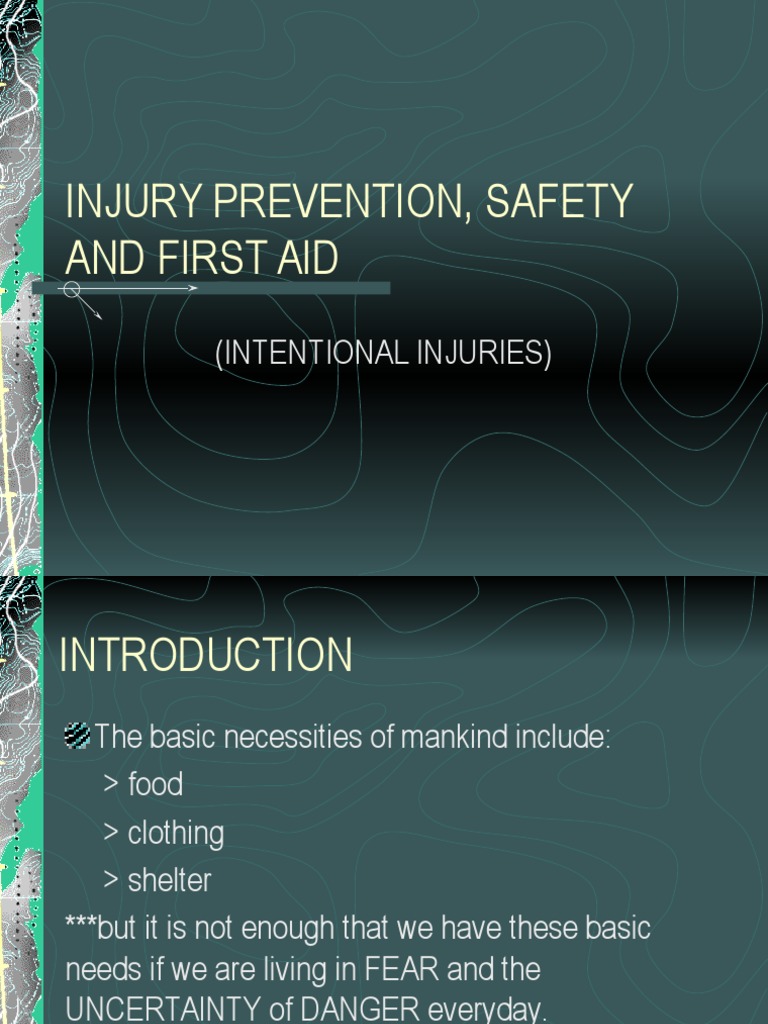 Injury Prevention, Safety and First Aid | PDF