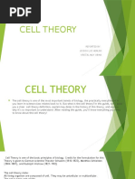 Cell Theory | PDF | Cell (Biology) | Life