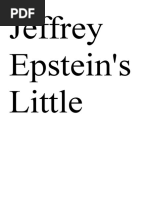 Jeffrey Epstein's Little Black Book | PDF