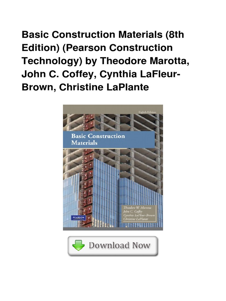 Basic Construction Materials 8th Edition PDF | PDF | Science ...