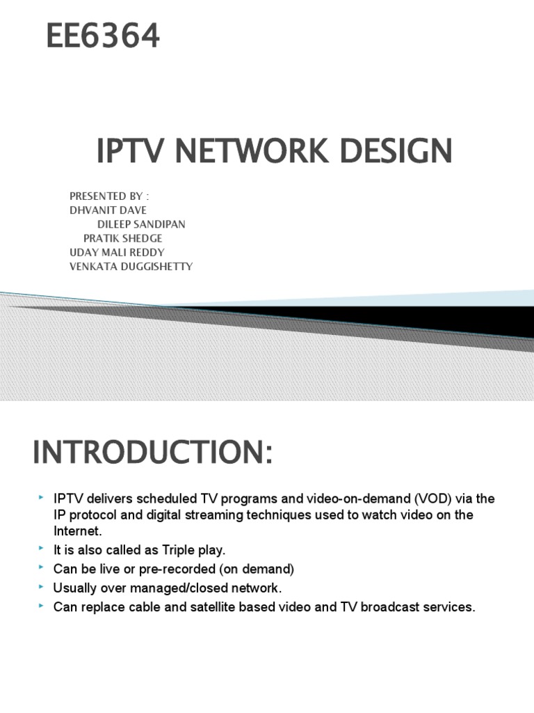 IPTV Network Design Essentials | PDF | Computer Network | Video On Demand