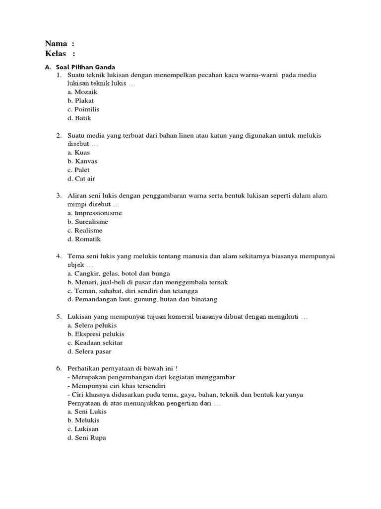 Ekstra Seni Lukis | PDF