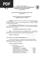Resolution No. 01-BDC Resolution For Realignment | PDF | Philippines ...
