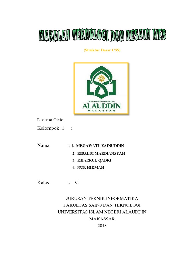 Kelompok 1 (Konsep Dasar CSS) | PDF | Seni