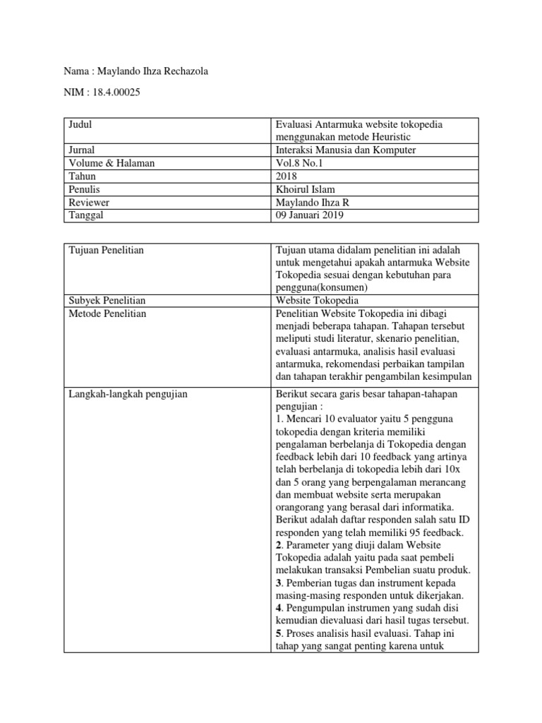Review Jurnal IMK 18.4.00025 | PDF | Komputer