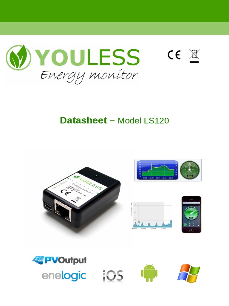 Youless ls120 Datasheet | PDF