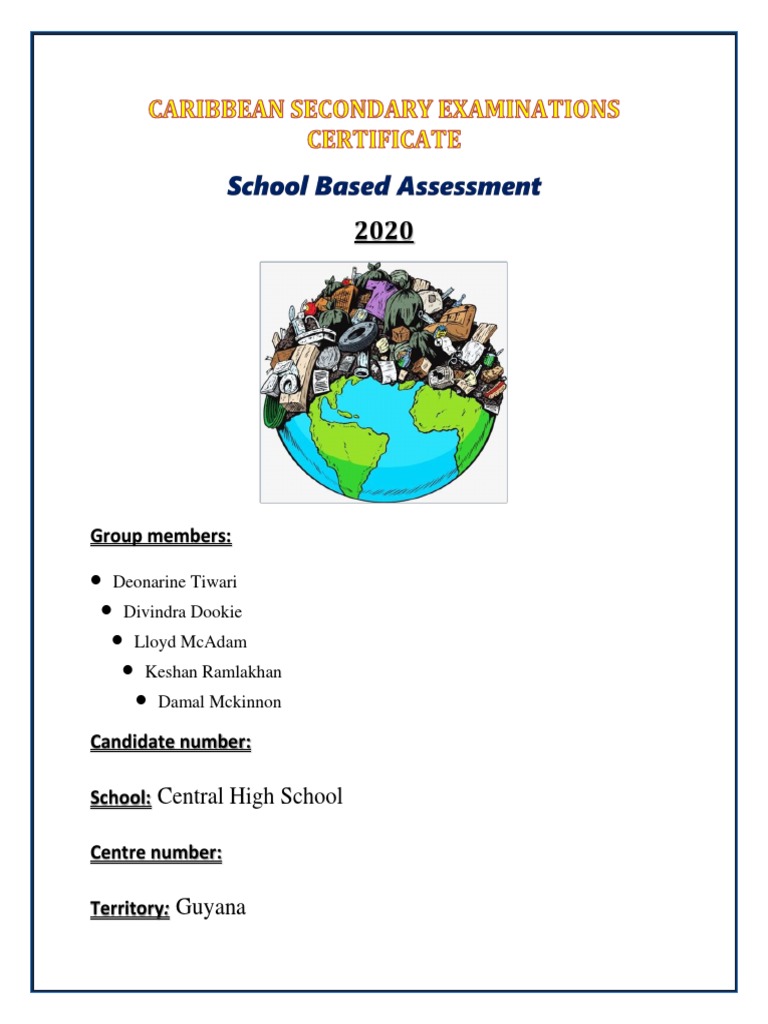 Ss Sba | PDF | Municipal Solid Waste | Water Pollution