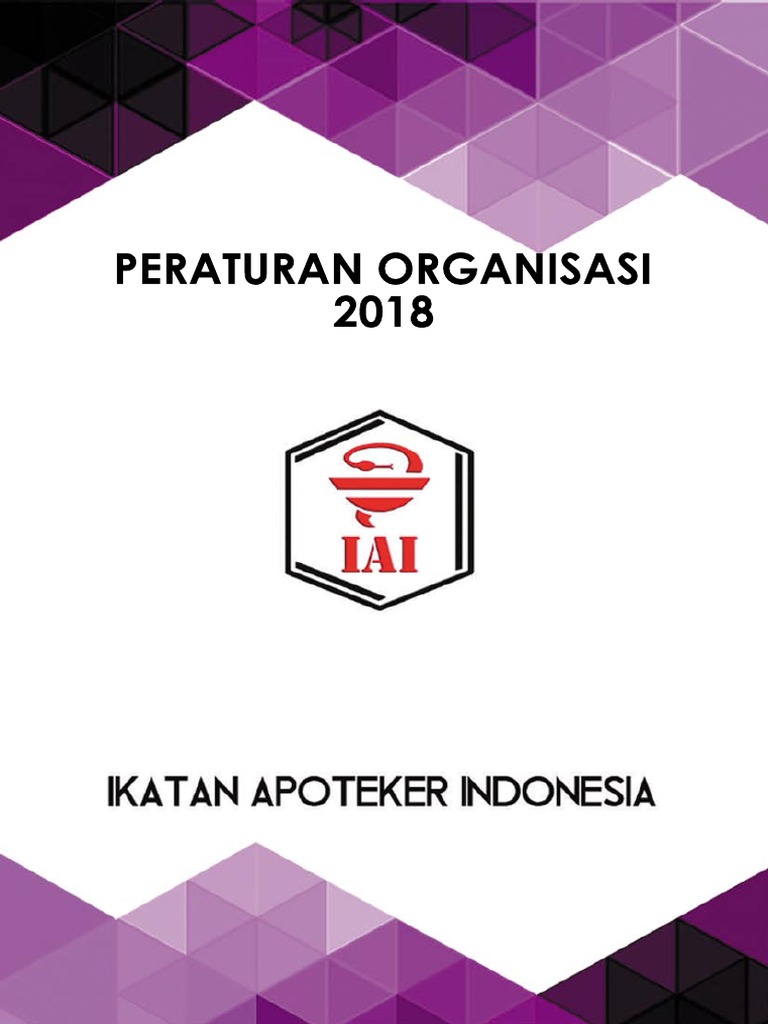 Pedoman Organisasi Apoteker Tahun 2018 | PDF | Bisnis