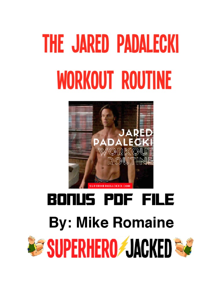 Jared Padalecki PDF | PDF | Kettlebell | Weight Training