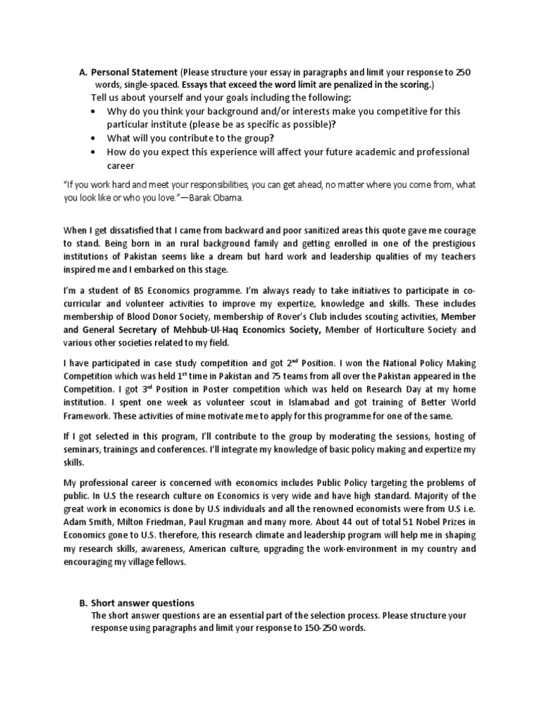 SOP For SUSI | PDF | Economics | Leadership