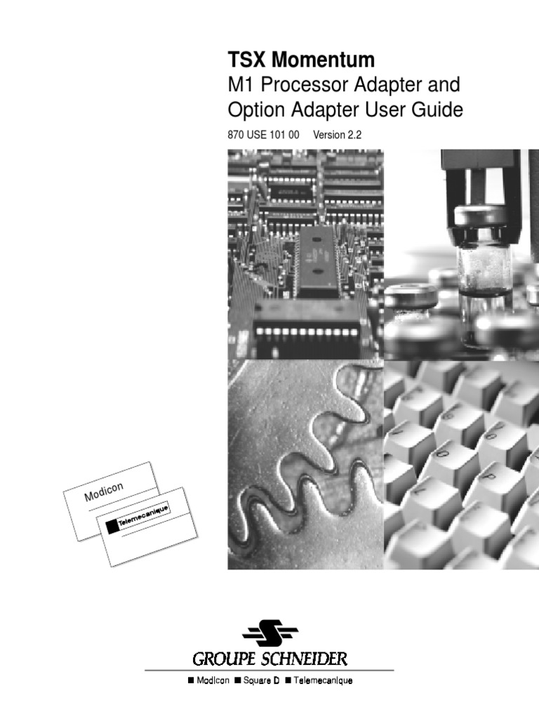 Modicon TSX Momentum Manual Cpu | PDF | Input/Output | Central Processing Unit