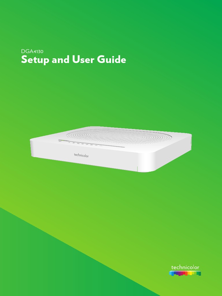 DGA4130 Manual | PDF | Internet Access | Computer Network
