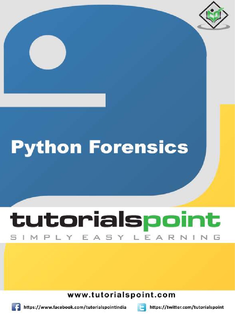 Python Forensics Tutorial | PDF | Cryptography | Python (Programming ... Python Forensics Tutorial | PDF | Cryptography | Python (Programming ...