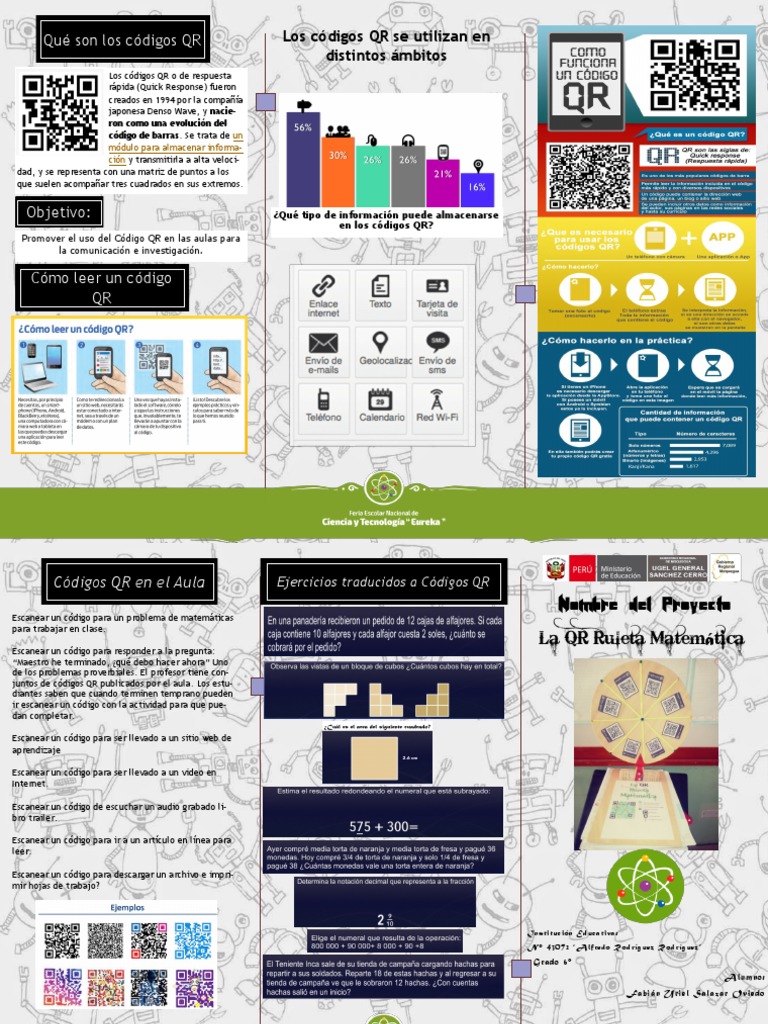 QR Triptico | PDF | Código QR | Internet