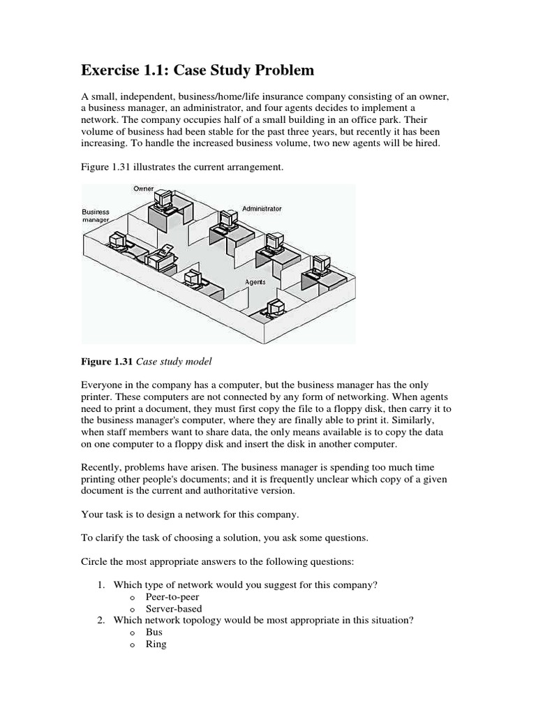 Exercise 1 | PDF | Network Topology | Computer Network