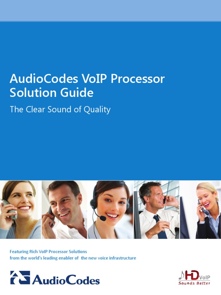 AudioCodes VoIP Processors (Chips) Solutions Guide PDF | PDF | Voice ...