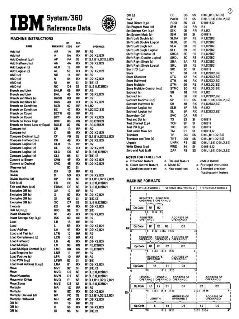 GX20-1703-9 System360 Reference Data 2up PDF | PDF | Binary Coded ...