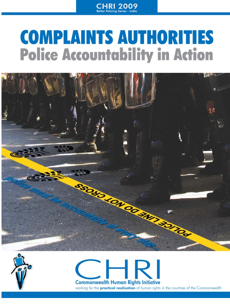 Complaints Authorities Police Accountability in Action | PDF | Police ...