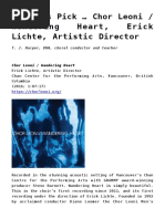 Introduction To:: Choral Music, A Practical Guide | PDF | Singing | Choir