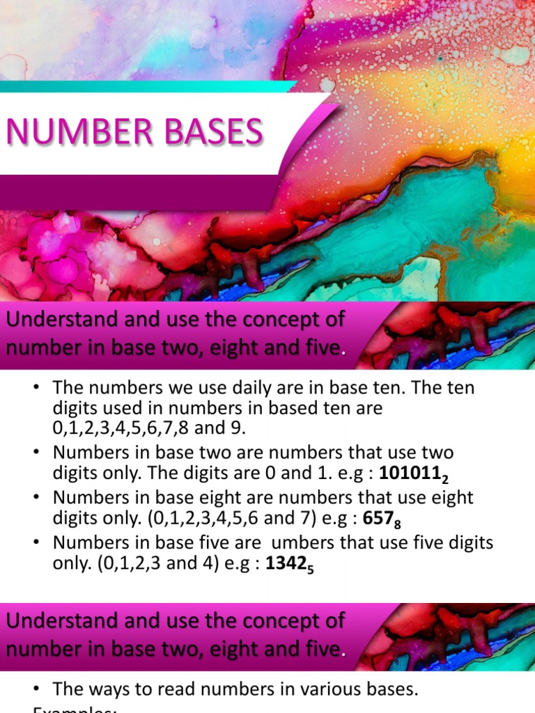 Number Bases | PDF | Encodings | Notation