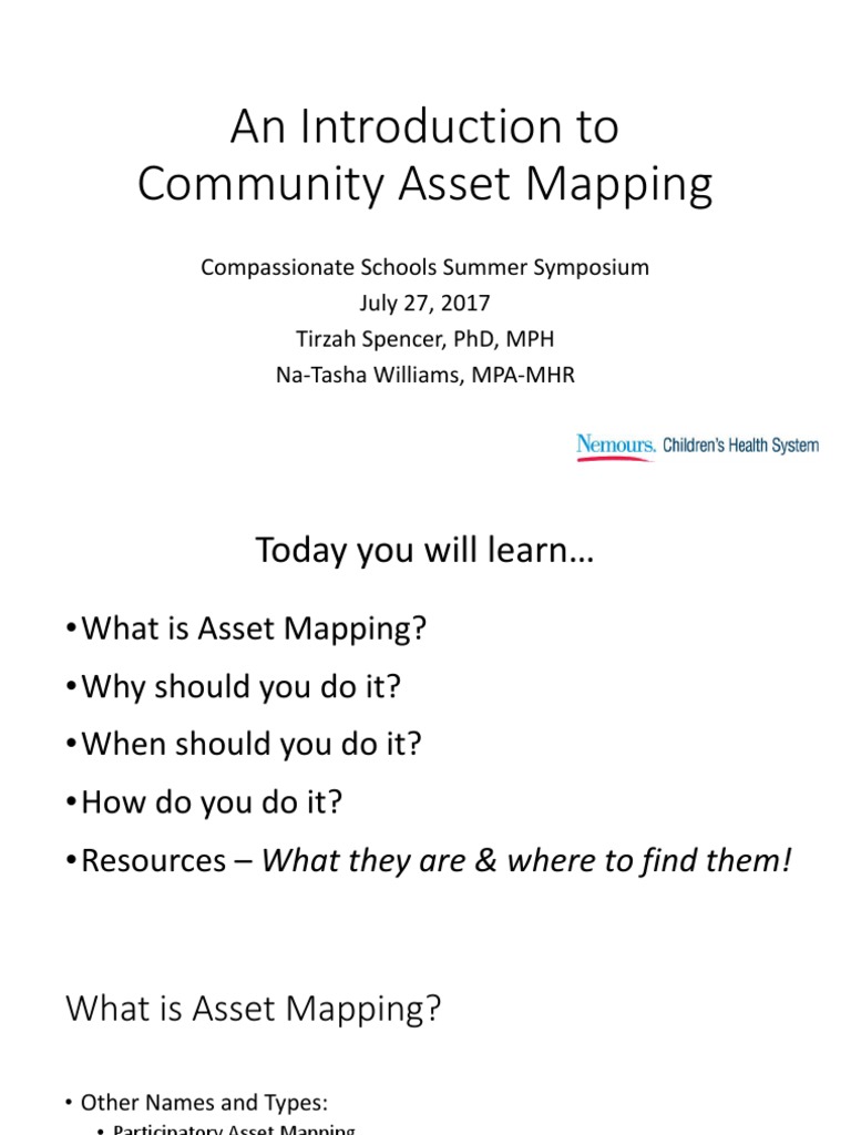 Community Asset Mapping Guide | PDF | Community | Sustainability