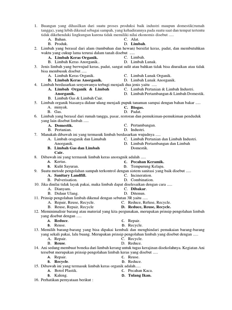 Soal PTS Prakarya KLS 8 SMT 2 | PDF