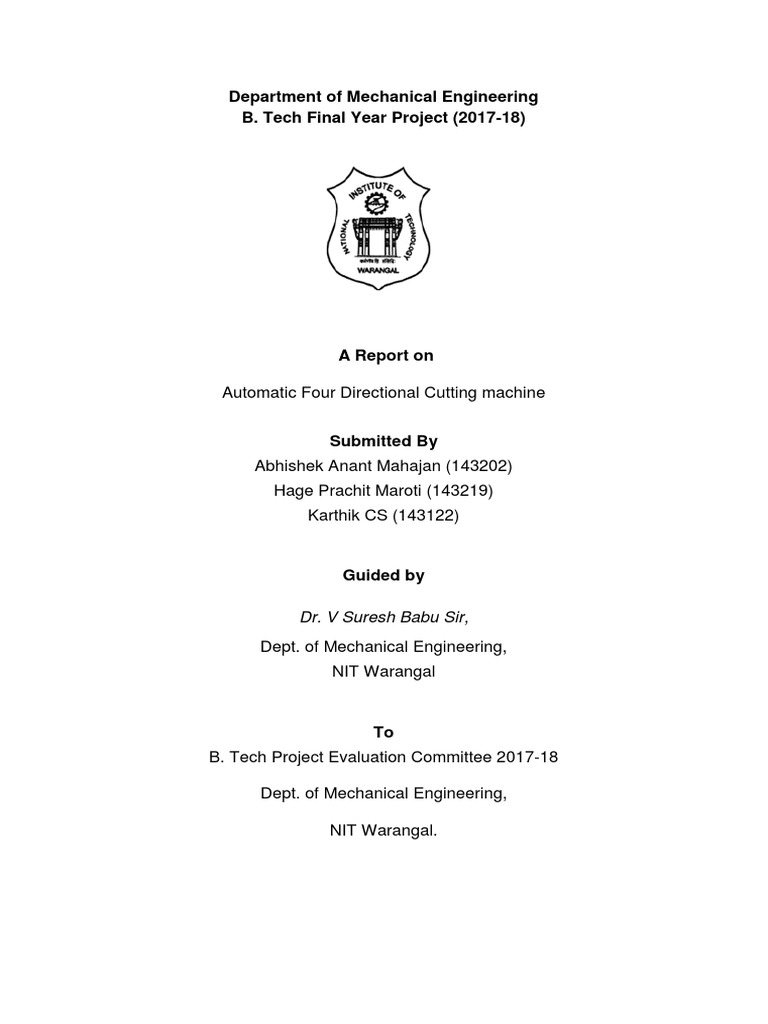 Final Year Project | PDF | Electric Motor | Machines