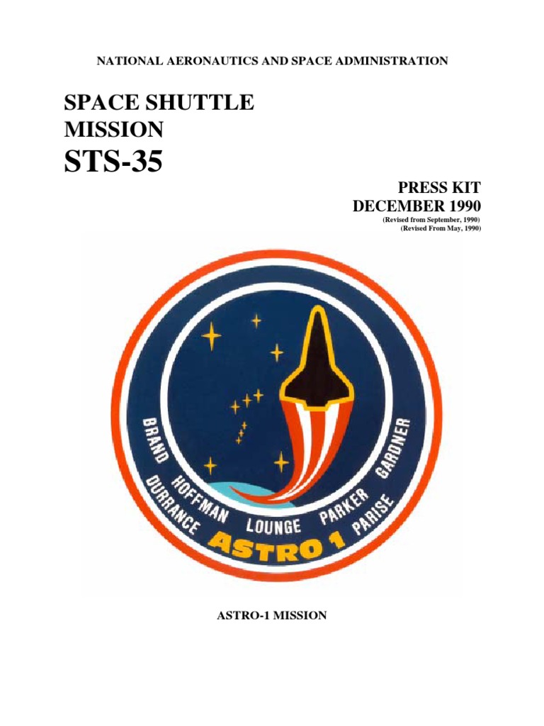 STS-35 Press Kit | PDF | Stars | Space Shuttle Abort Modes