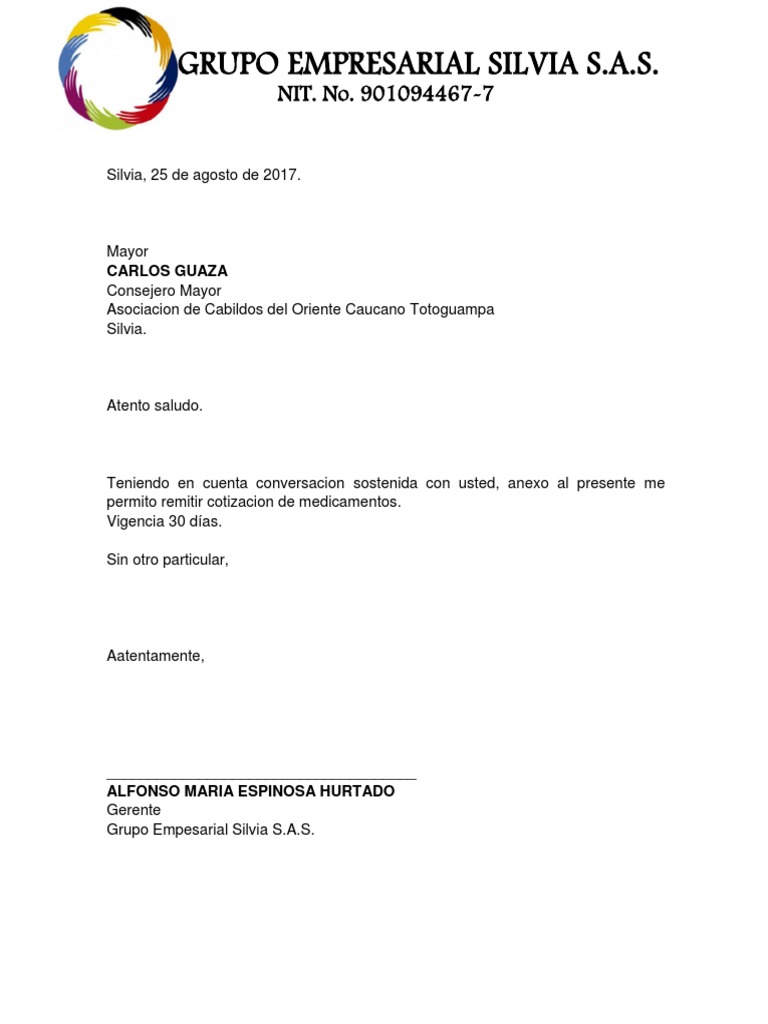 Oficio Con Logo | PDF