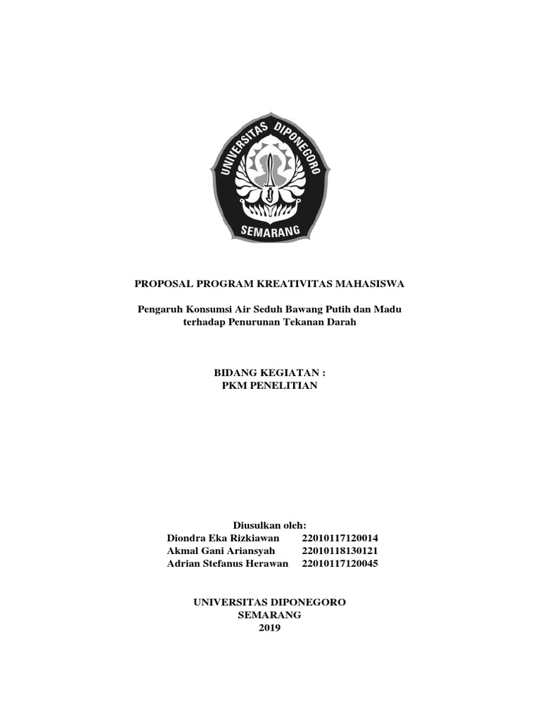 Judul PKM Final | PDF