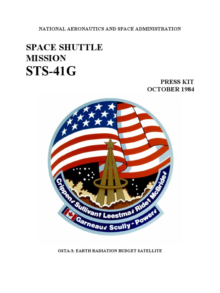 STS-41G Press Kit | PDF | Nasa | Canadarm