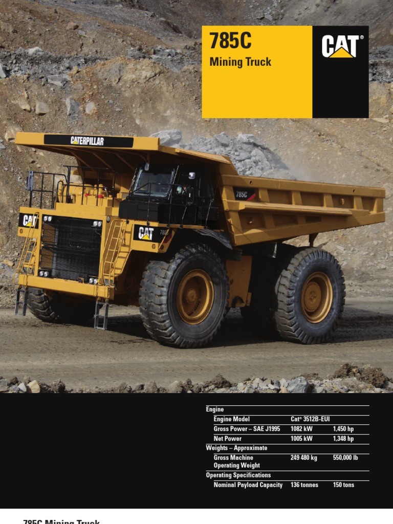 Cat785c D Truck | PDF | Manual Transmission | Transmission (Mechanics)