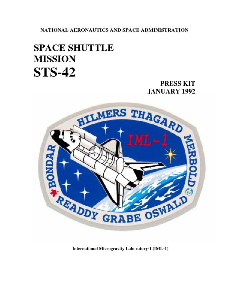 STS-42 Press Kit | PDF | Space Shuttle Abort Modes | Space Shuttle