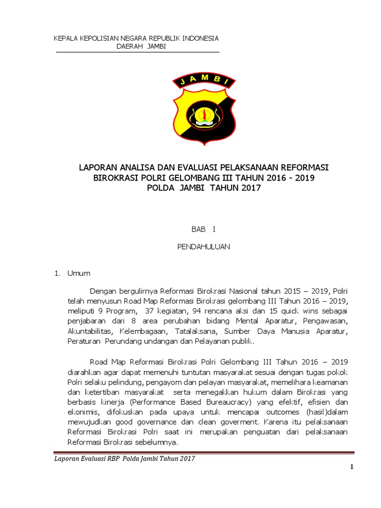 Lap Anev RBP Tahun 2017 | PDF | Bisnis