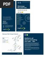 Wairarapa Bus & Train Timetable | PDF | Rail Transport | Public Transport