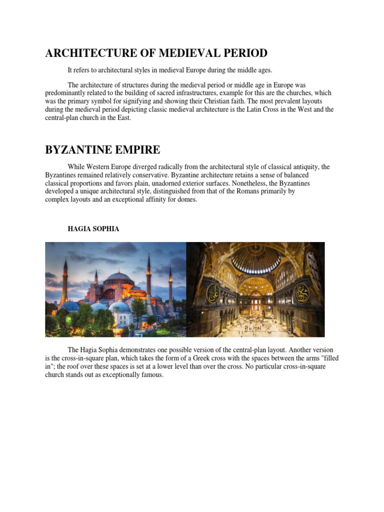 Architecture of Medieval Period | PDF | Gothic Architecture ...