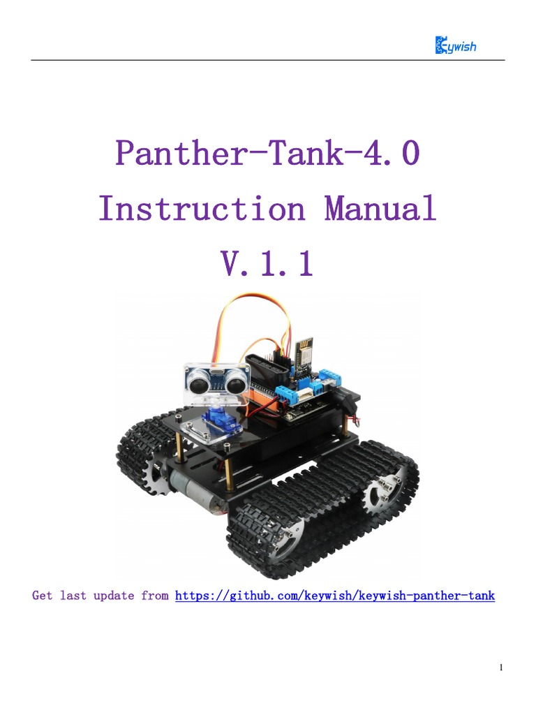 Panther-Tank-4.0 Instruction Manual V.1.1 PDF | PDF | Device Driver ...