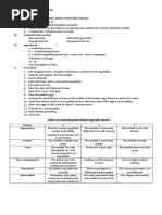 Rubrics For Egg Dish Preparation | PDF