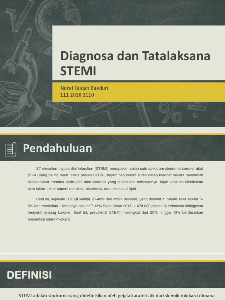 Diagnosa Dan Tatalaksana STEMI | PDF